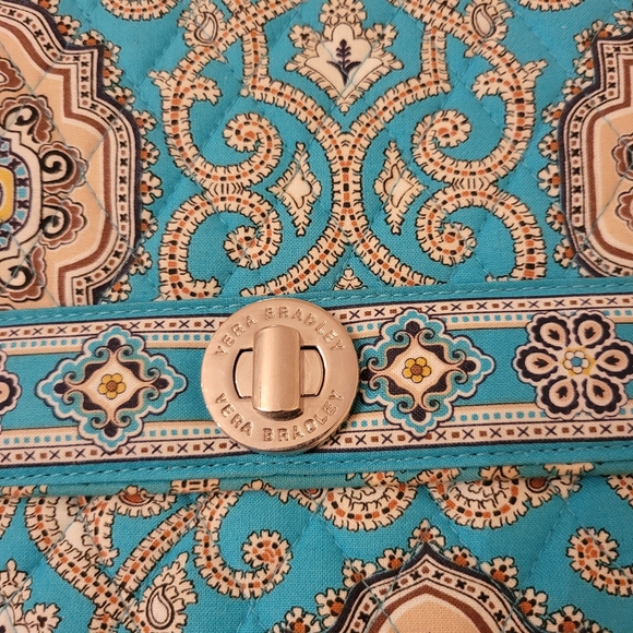 Vera Bradley | Bags | Vera Bradley Totally Turquoise Julia Convertible ...